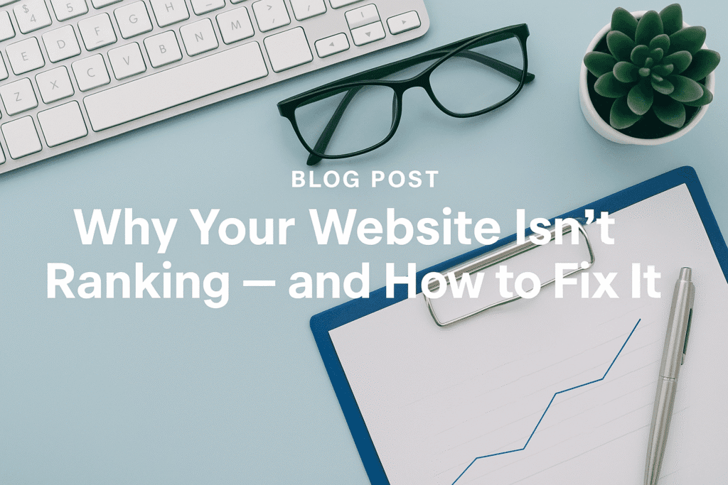 Why Your Website Isn’t Ranking — and How to Fix It